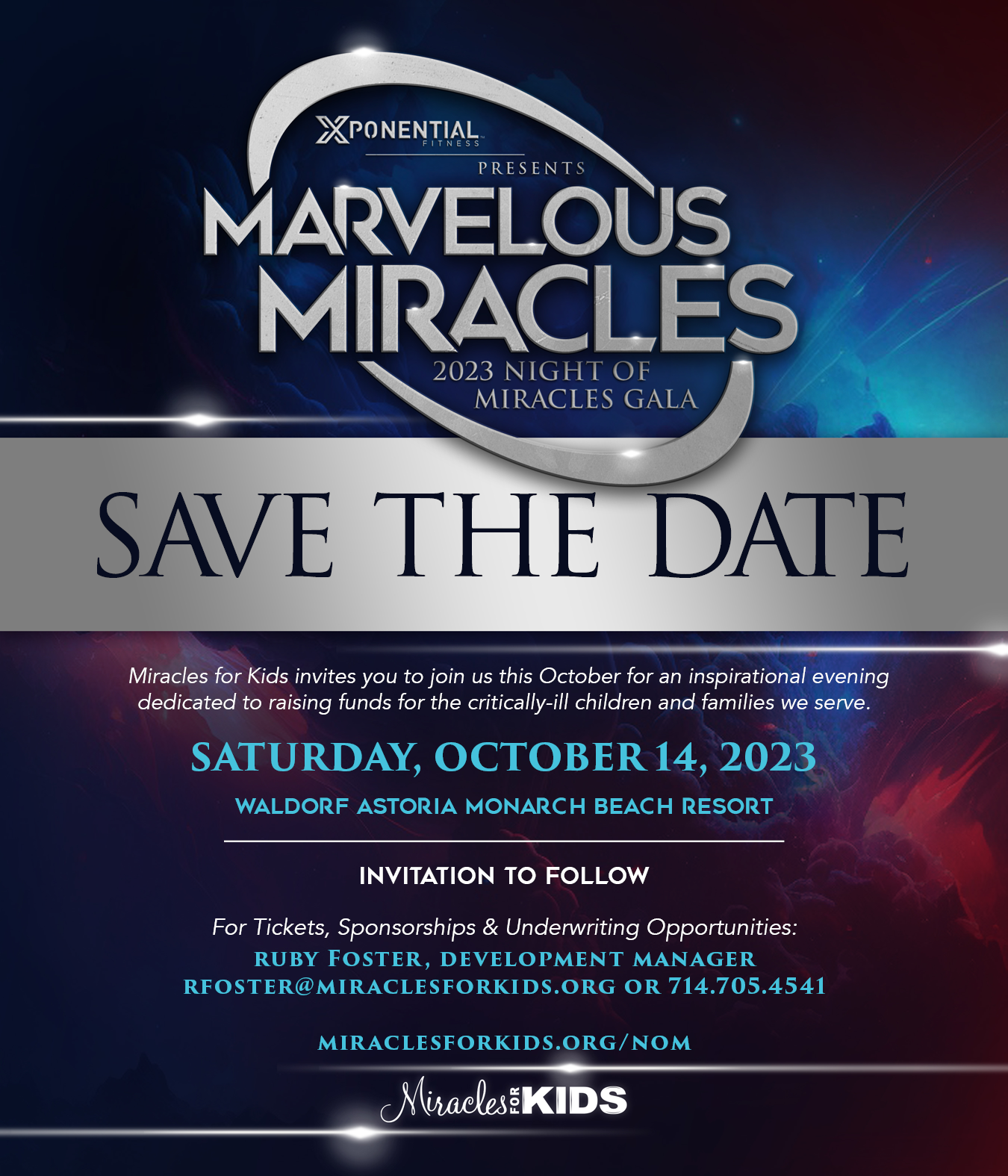 2023 Night of Miracles Gala : Miracles for Kids